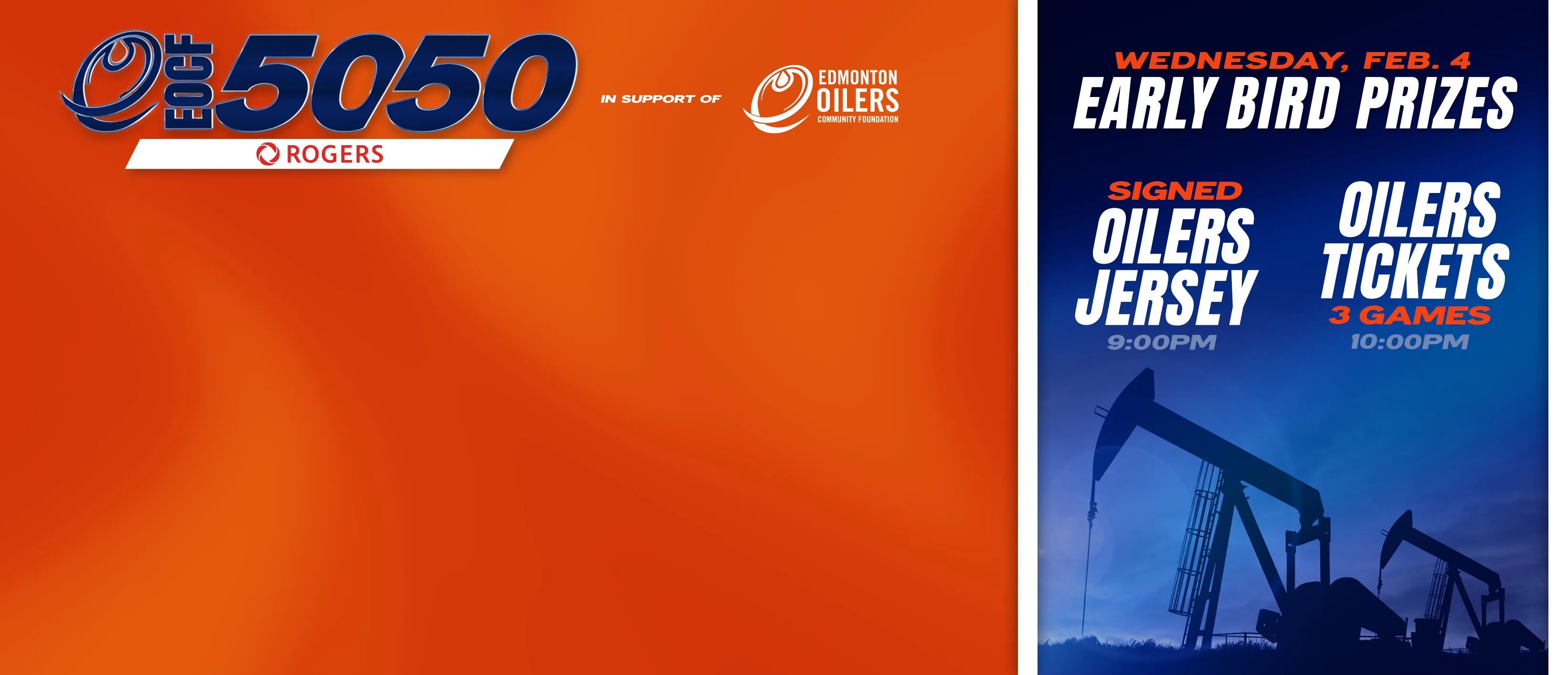 Edmonton Oilers 50/50 Tickets – 5050oilers